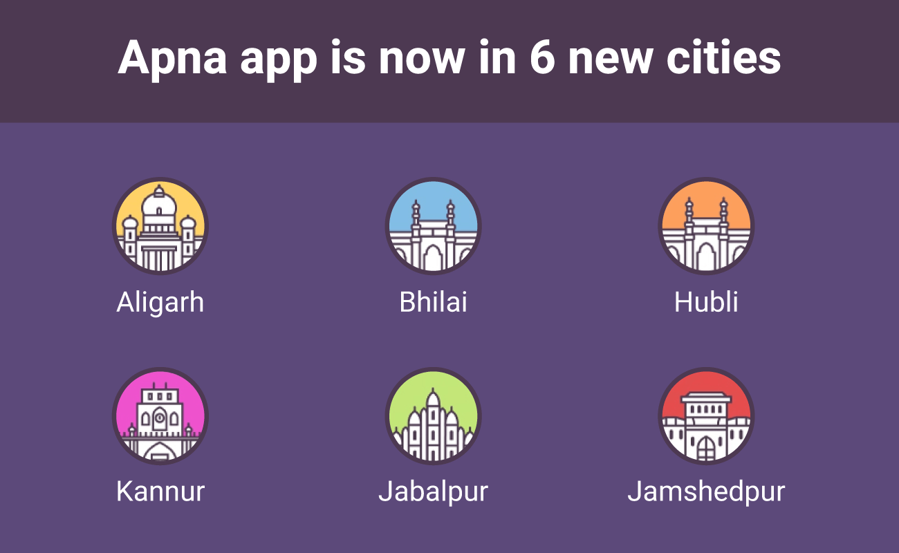 Apna Makes Job Opportunities Available in 6 More Cities