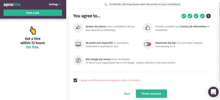 Hiring Guide – How to hire a Candidate through the Apna App?