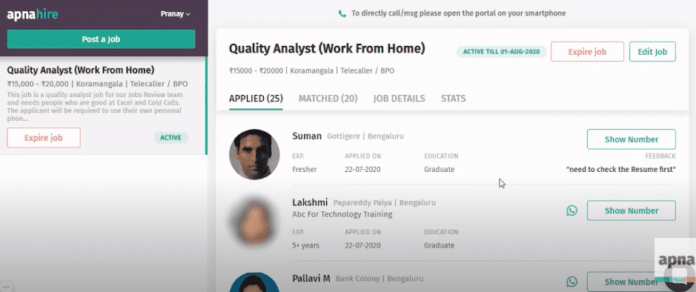 Hiring Guide – How to hire a Candidate through the Apna App?