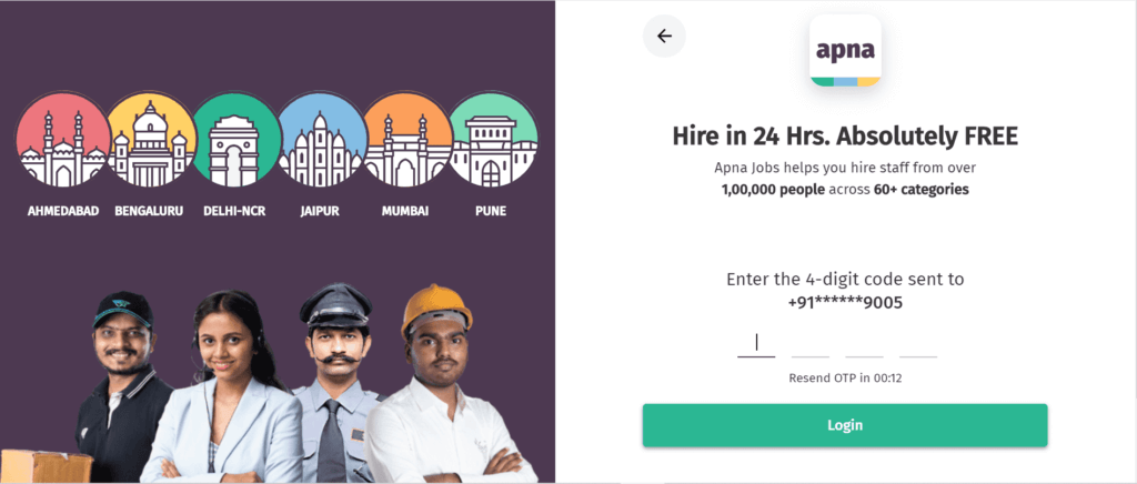 Hiring Guide – How to hire a Candidate through the Apna App?